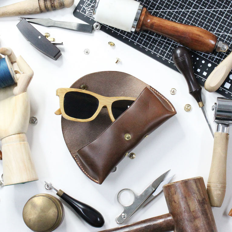 Leathercrafting Workshop: Sunglasses Case – Hides and Thread